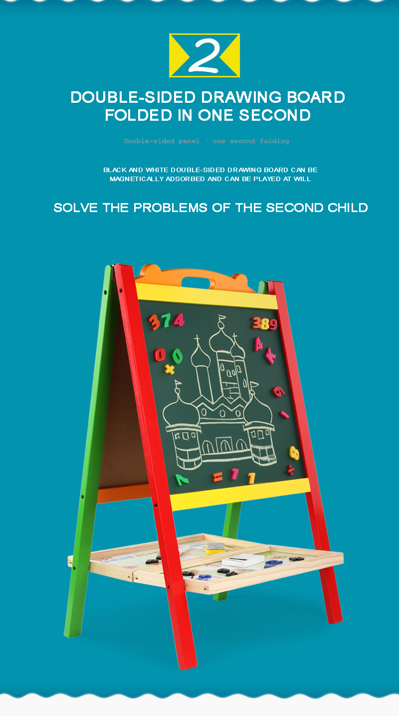 Tabelë Edukative Për Fëmijë Me Dërrasë - inShop